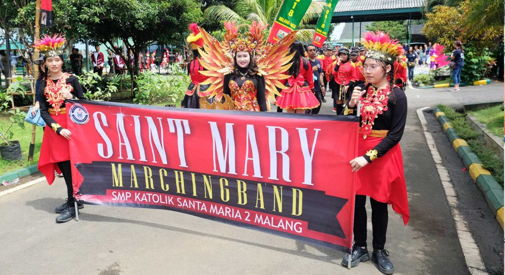 SMPK Santa Maria 2 Malang Raih Juara 2 di Kompetisi Drum Corps Symphony ...